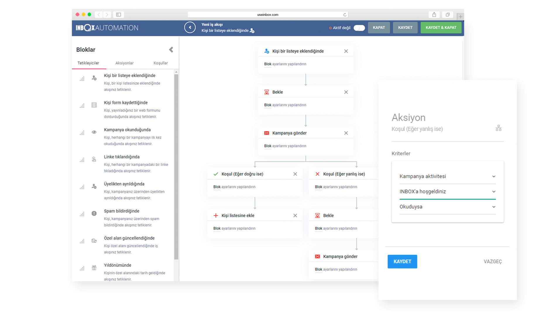 Yasal ve İzinli Toplu Mail Gönderin ve Otomasyona Bağlayın